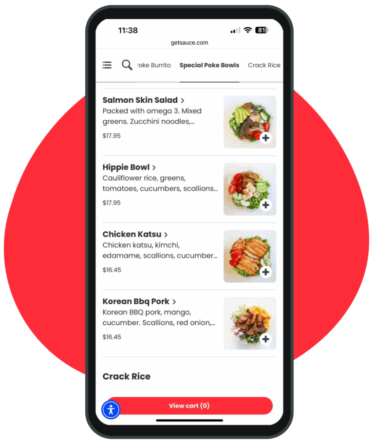 Online Ordering System for Restaurants | Sauce